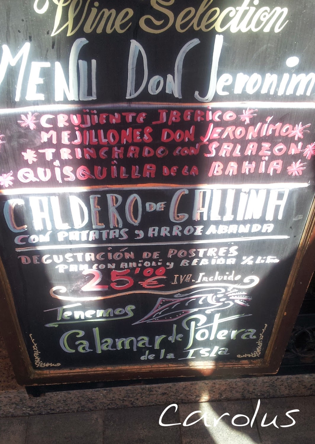Restaurnate Don Jeronimo en Santa Pola - Carolus Cocina-Blog de Cocina ...
